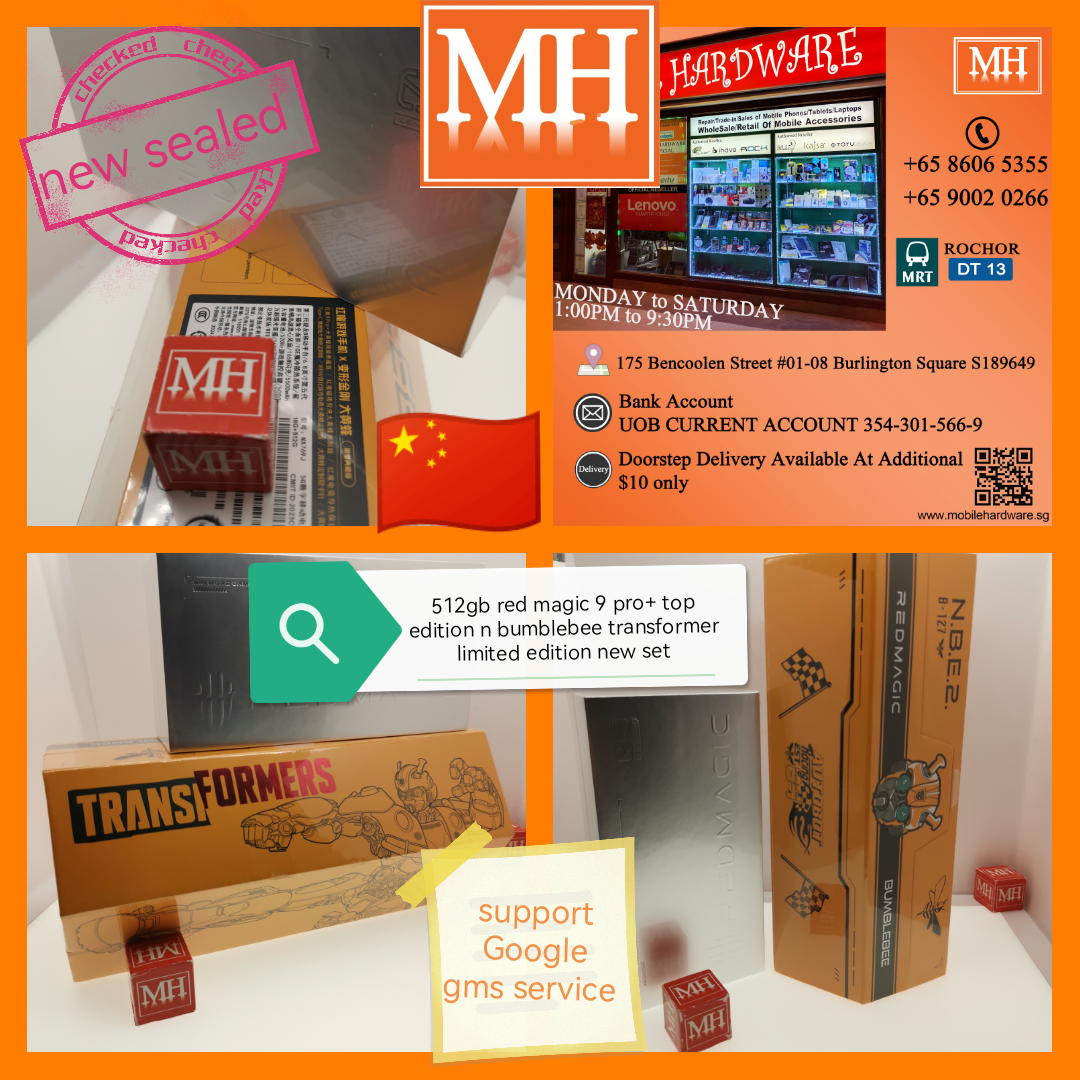 512gb top spec red magic 9 pro+ n bumblebee transformer limited editio ...