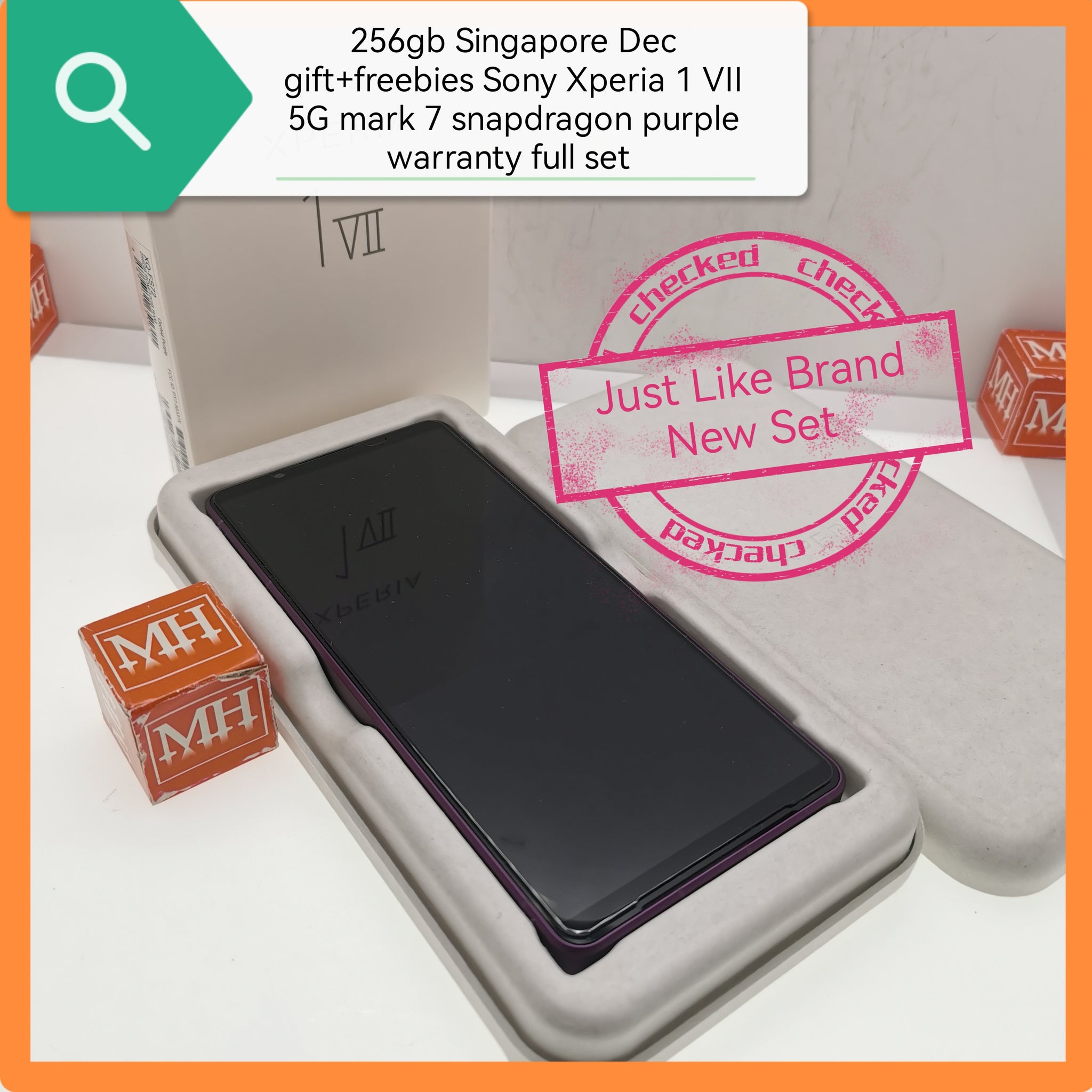 256gb Dec gift+freebies Singapore Sony Xperia 1 VII 5G mark 7 snapdrag ...